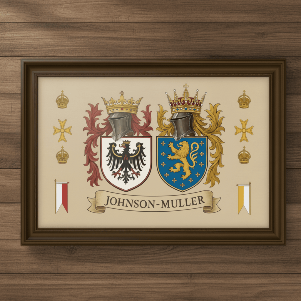 Dual Family Package – Heraldry Studies